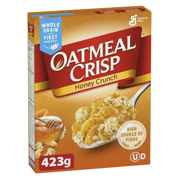 General Mills, Oatmeal Crisp, 425g, Honey Crunch, 1 Unit – Washington ...