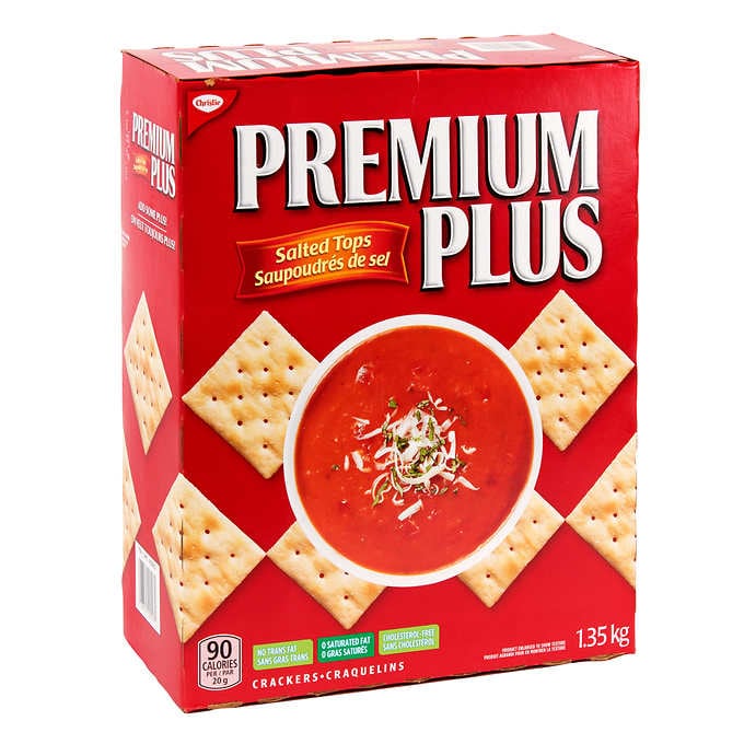 Premium Plus, Crackers, 1.35kg, Salted Tops, 1 Unit – Washington ...